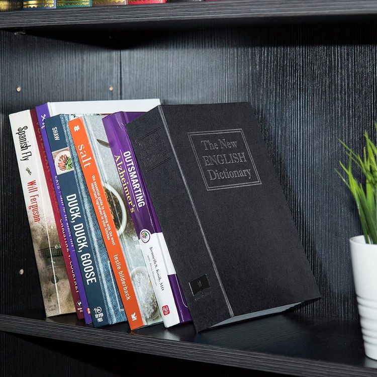 Tresor Buchsafe Safe mit Kombinationsschloss 3 Zahlen 23cm H (Neu und ...