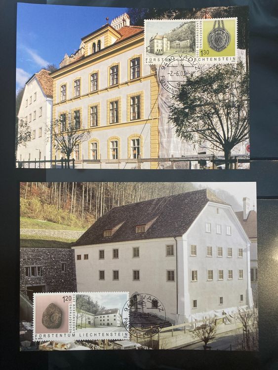 Liechtenstein 2003 Maximumkarten Satz Eröffnung Landesmuseum | Kaufen auf Ricardo