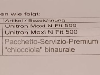 2 Hörgeräte der Marke Unitron Moxi Fit 500 (Gebraucht) in cadenazzo für ...