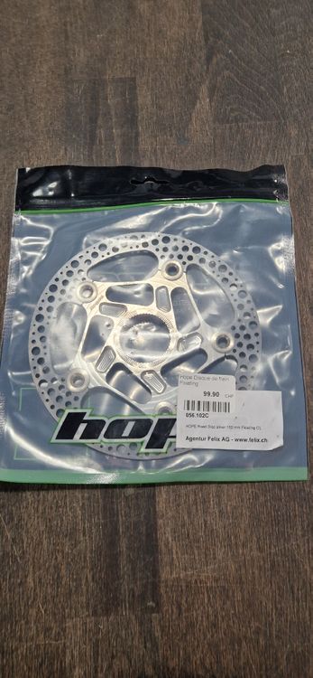 Disc Brake Hope Floating Silver 160mm Center Lock NEUE (Neu und ...