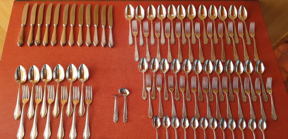 Silber Besteck WMF Patent 90 /Wellner Insgesamt 84 Teile | Kaufen auf Ricardo