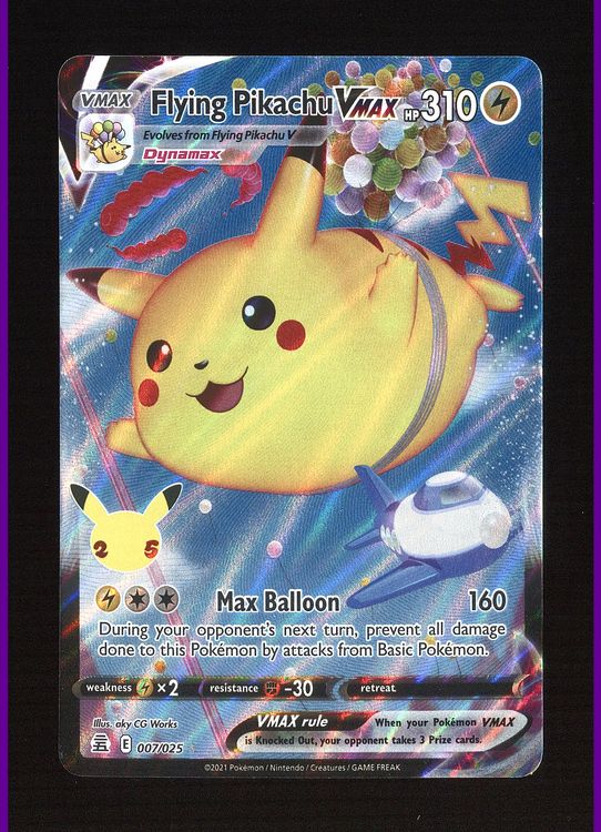 Flying Pikachu VMAX 007/025 Celebrations EN | Kaufen auf Ricardo