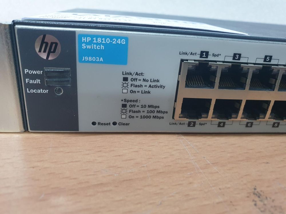 HP 1810 24G Switch J9803A (Gebraucht) in Aarau für CHF 30 – nur ...