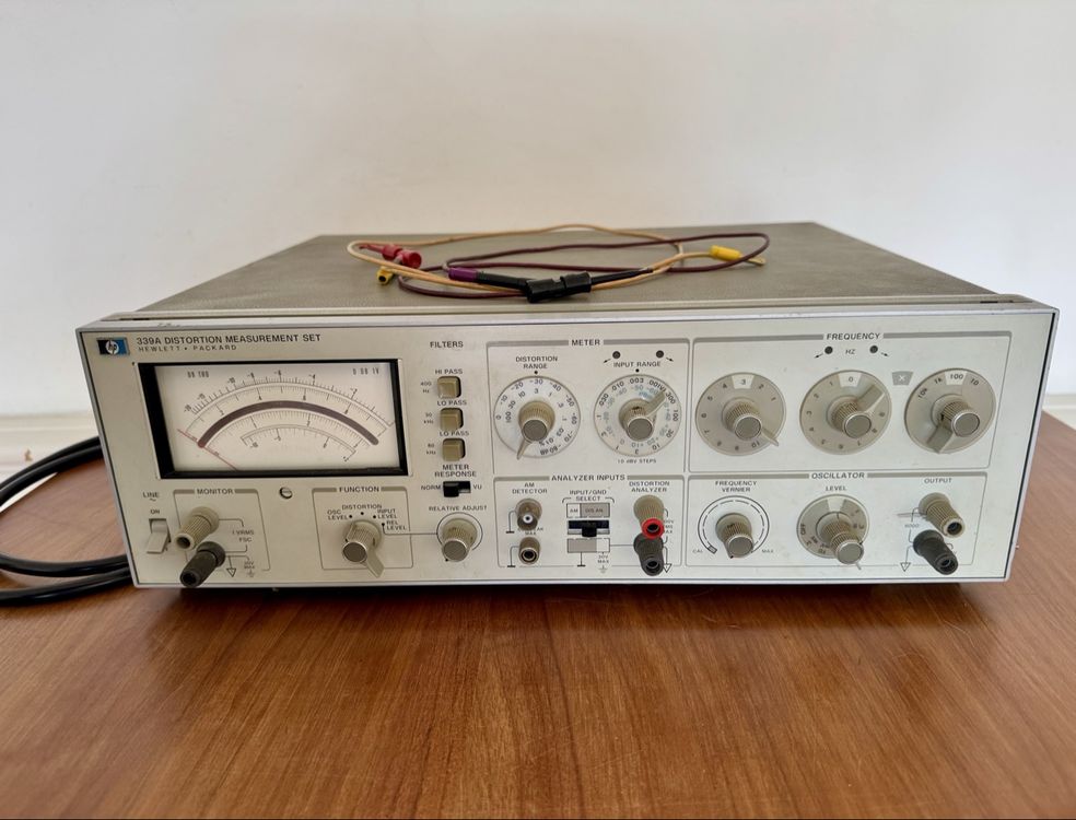 Hewlett Packard HP 339A Distortion Analyzer. Vintage Rarität (Gebraucht ...