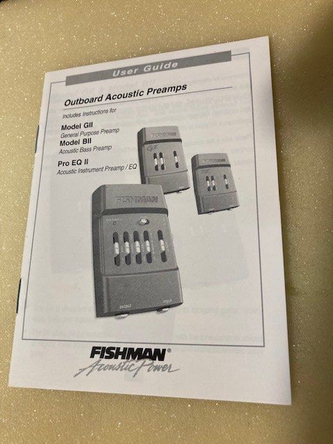 Fishman Pro EQ II, Equaliser, NEUER PREIS! (Neu (gemäss Beschreibung ...