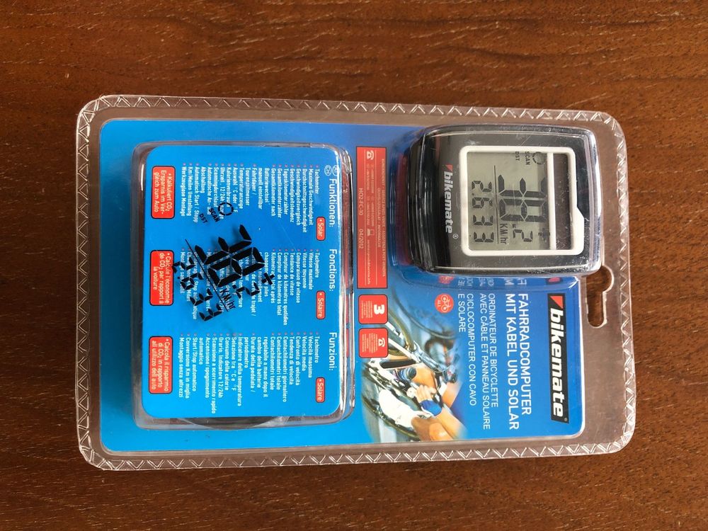 Bikemate Fahrradcomputer mit Kabel und Solar | Kaufen auf Ricardo