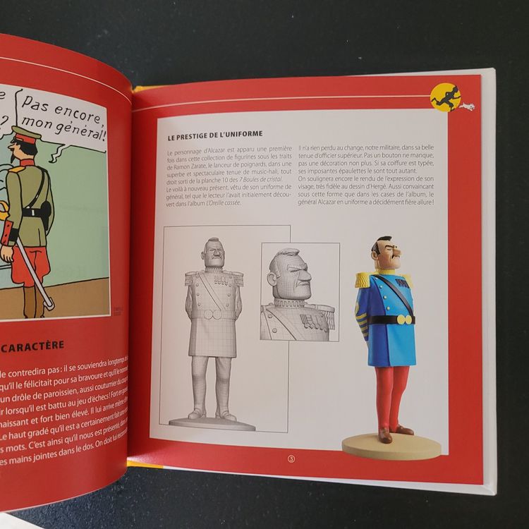 Livre Et Figurine Collection Tintin Le Général Alcazar (Neu (gemäss ...