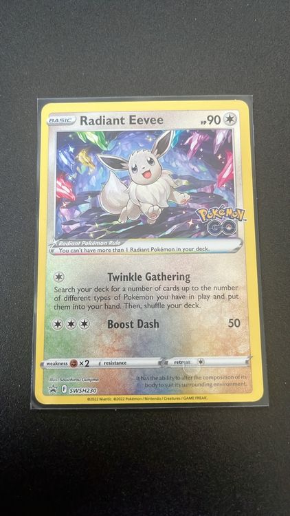 Pokemon Go Radiant Eevee SWSH 230 (Neu (gemäss Beschreibung)) in Basel ...
