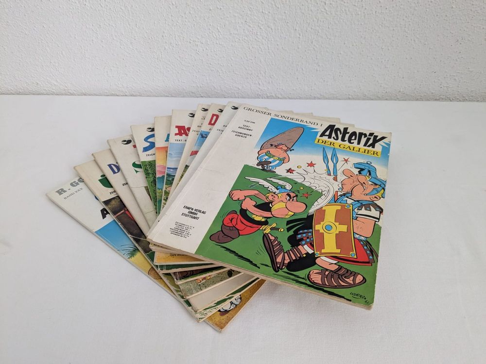 Grosser Asterix Comics 1969 – 1996 - 11 Stück (Gebraucht) in Weinfelden für CHF 35 – mit ...