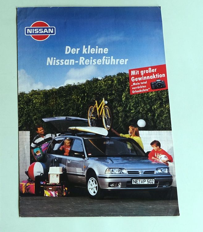 90s Nissan Reiseführer Prospekt (Gebraucht) in Wiebelskirchen für CHF 1.9 – mit Lieferung auf ...