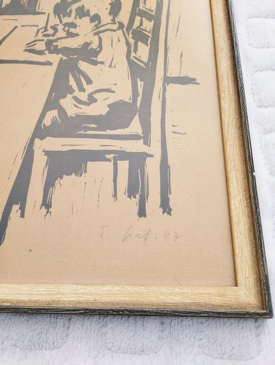 Dreams on Paper - 1947 Ink Drawing - Signed E. Graft (Gebraucht) in ...