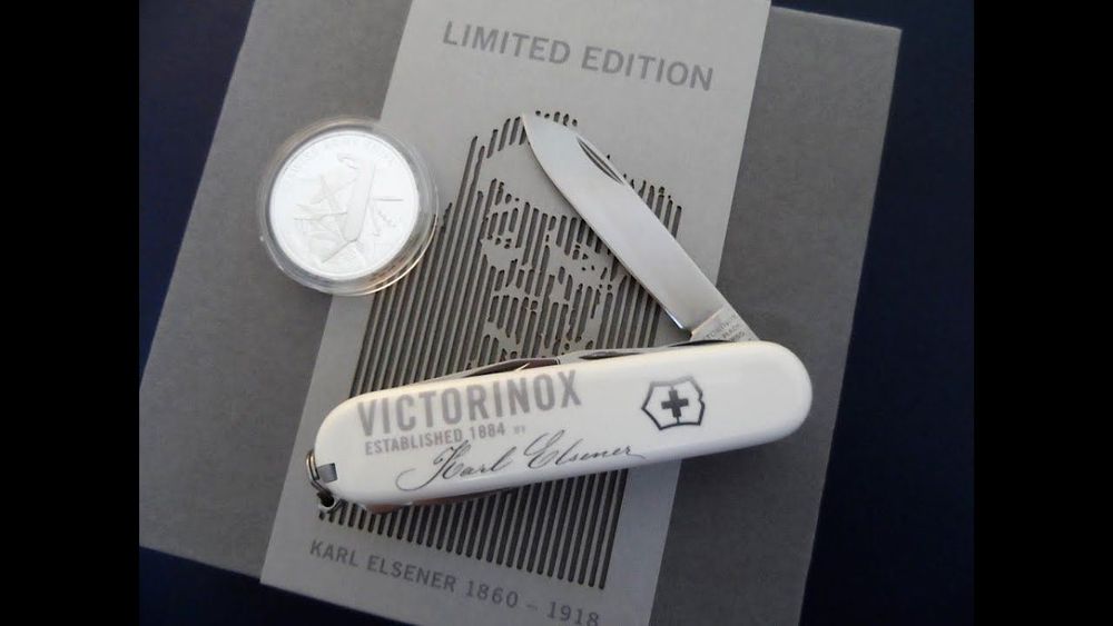 Victorinox Karl Elsener Gedenkmünzen-Set (Neu und originalverpackt) in ...