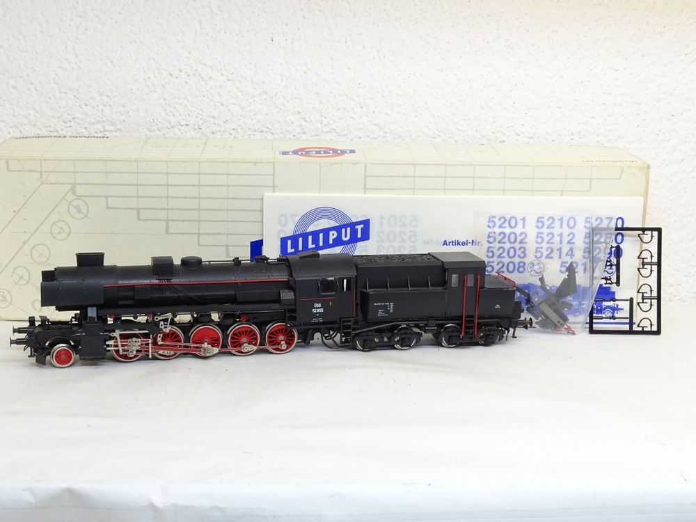 Liliput 5222 Dampflok ÖBB BR52.855 Schwarz, H0, GS/DC,OVP | Kaufen auf ...