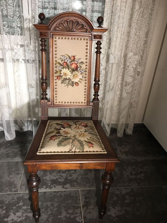 Antiker Gobelin-Stuhl | Kaufen auf Ricardo