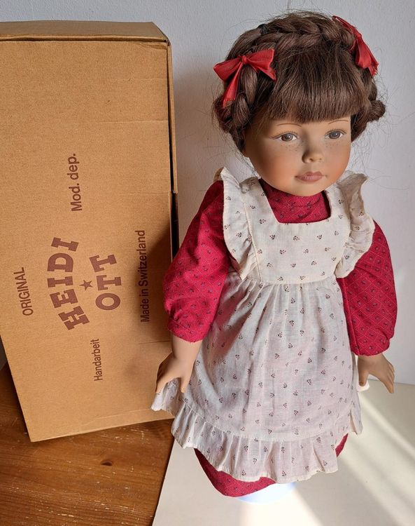 Heidi Ott Künstler Puppe mit Sommersprossen, sign., 52 cm | Kaufen auf ...