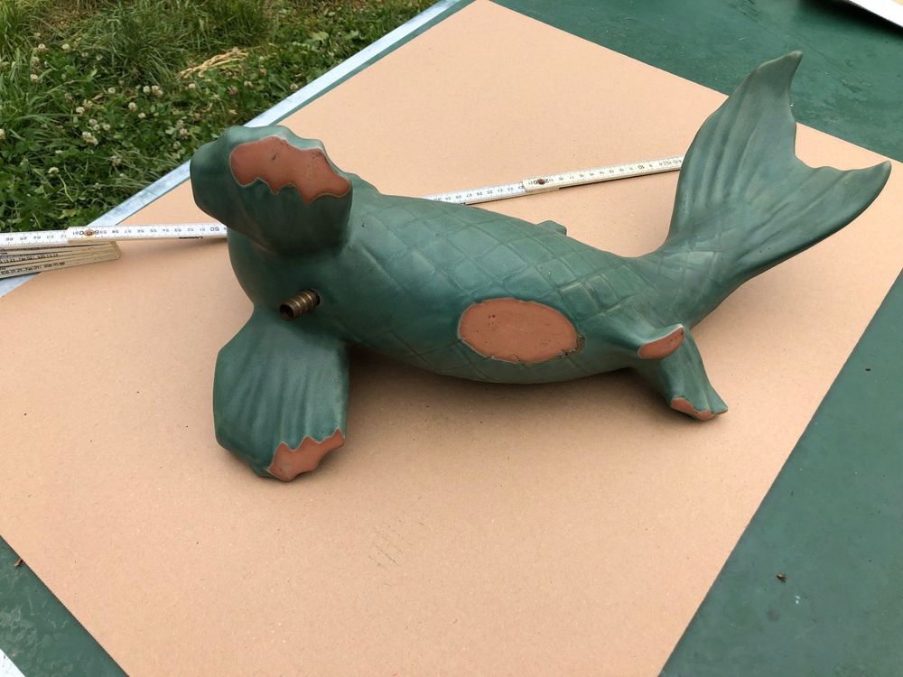 Springbrunnen Teichfigur Fisch Heissner Vintage | Kaufen auf Ricardo
