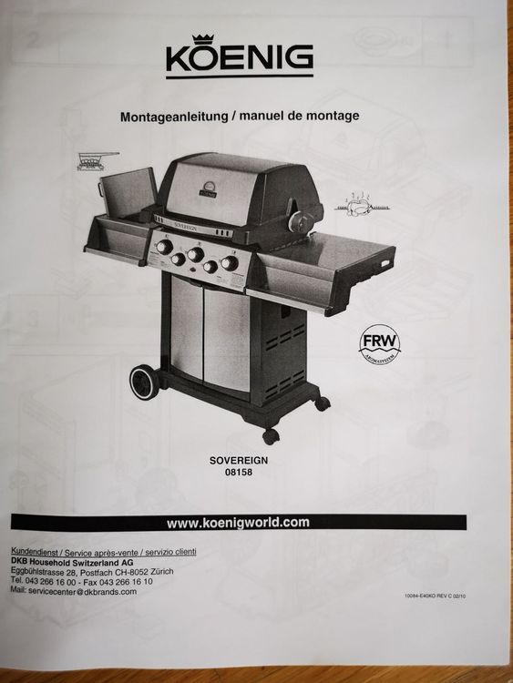 KOENIG Gasgrill Sovereign 90 | Kaufen auf Ricardo