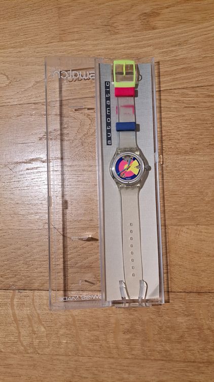 swatch automatic armbanduhr transparent | Kaufen auf Ricardo
