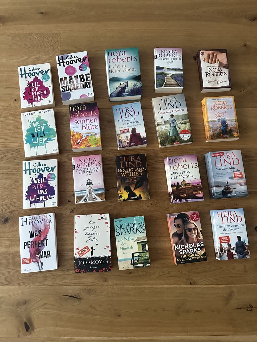 20 Romane von N. Roberts, H. Lind, C. Hoover, N. Sparks (Gebraucht) in ...