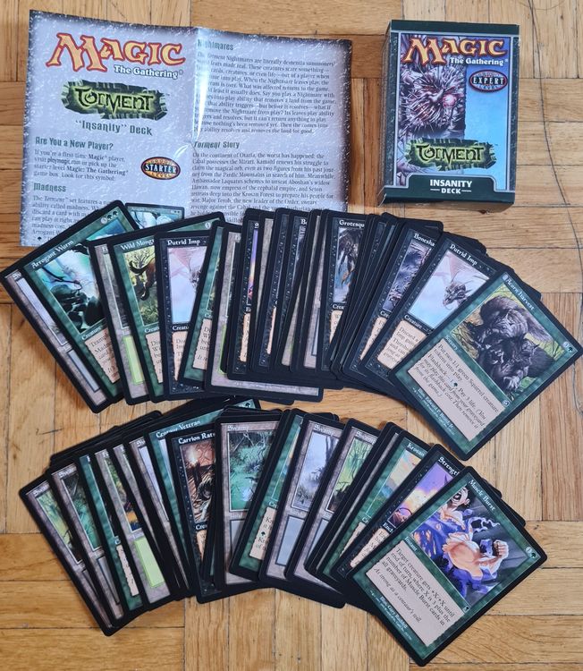 Vorkonstruiertes Theme-Deck "Insanity" Magic the Gathering (Gebraucht ...