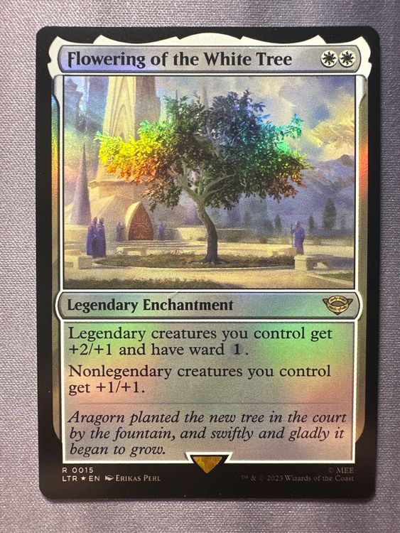 Flowering of the White Tree FOIL 0015 Lord of the Rings (Neu (gemäss ...