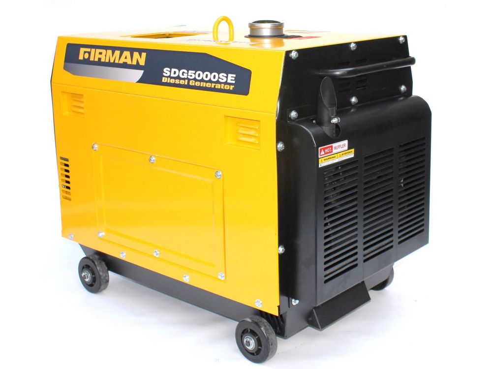 Firman SDG5000SE - Diesel Generator mit 4500 Watt (Neu und ...