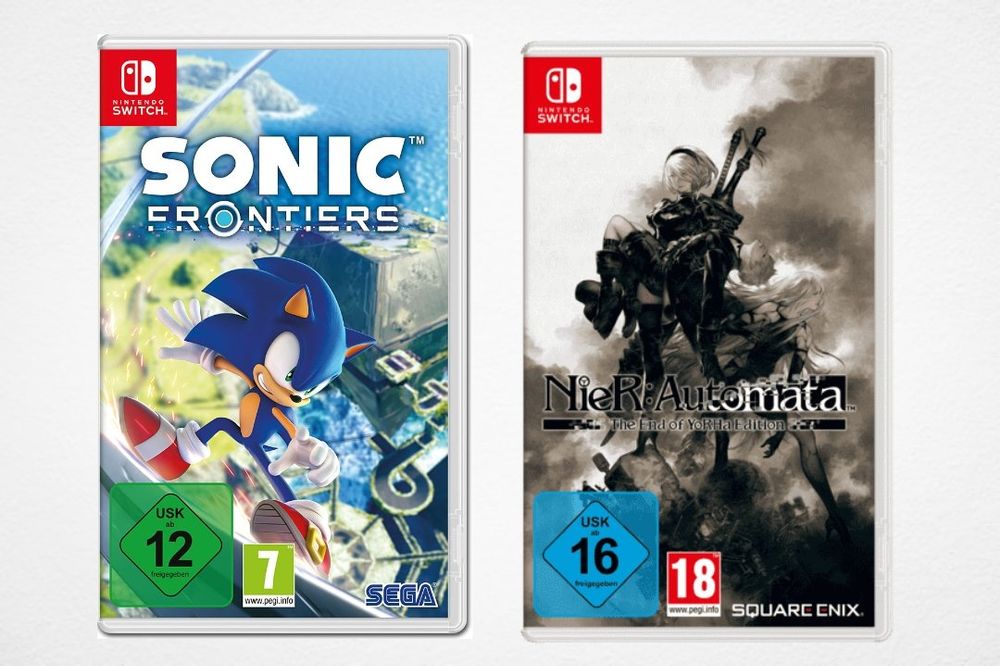 Nier Automata und Sonic Frontiers Nintendo Switch Spiele (Gebraucht) in ...