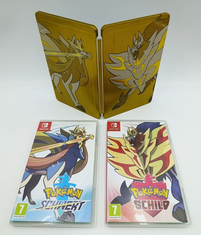 Pokemon Schwert + Schild Switch Steelbook limitierte Edition (Gebraucht ...