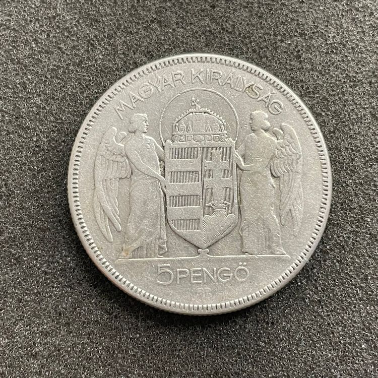 5 Pengo Silber Ungarn 1930 - 2 (Gebraucht) in Reitnau für CHF 20 – mit ...