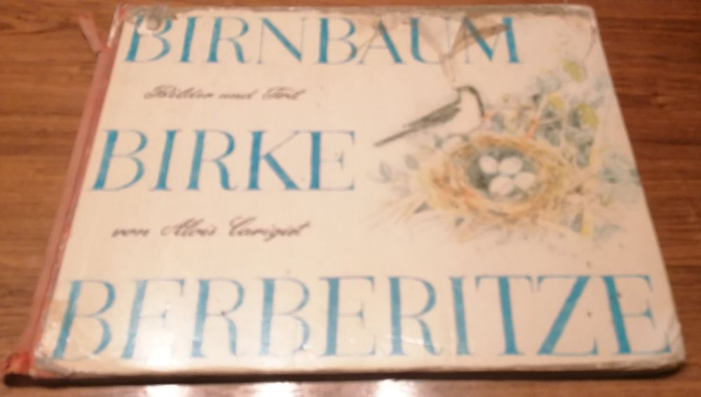 BIRNBAUM BIRKE BERBERITZE Alois Carigiet 1967 Sammlerstück! (Defekt) in ...