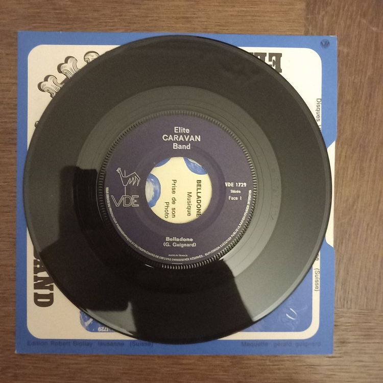 Elite Caravan Band - Belladone, VDE 1729, 45 tours rare! NOS (Neu und ...