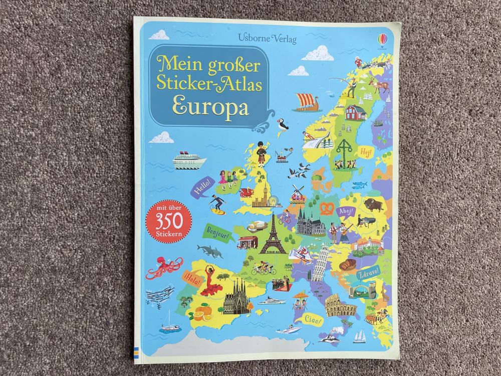 Europa, Stickeratlas | Kaufen auf Ricardo