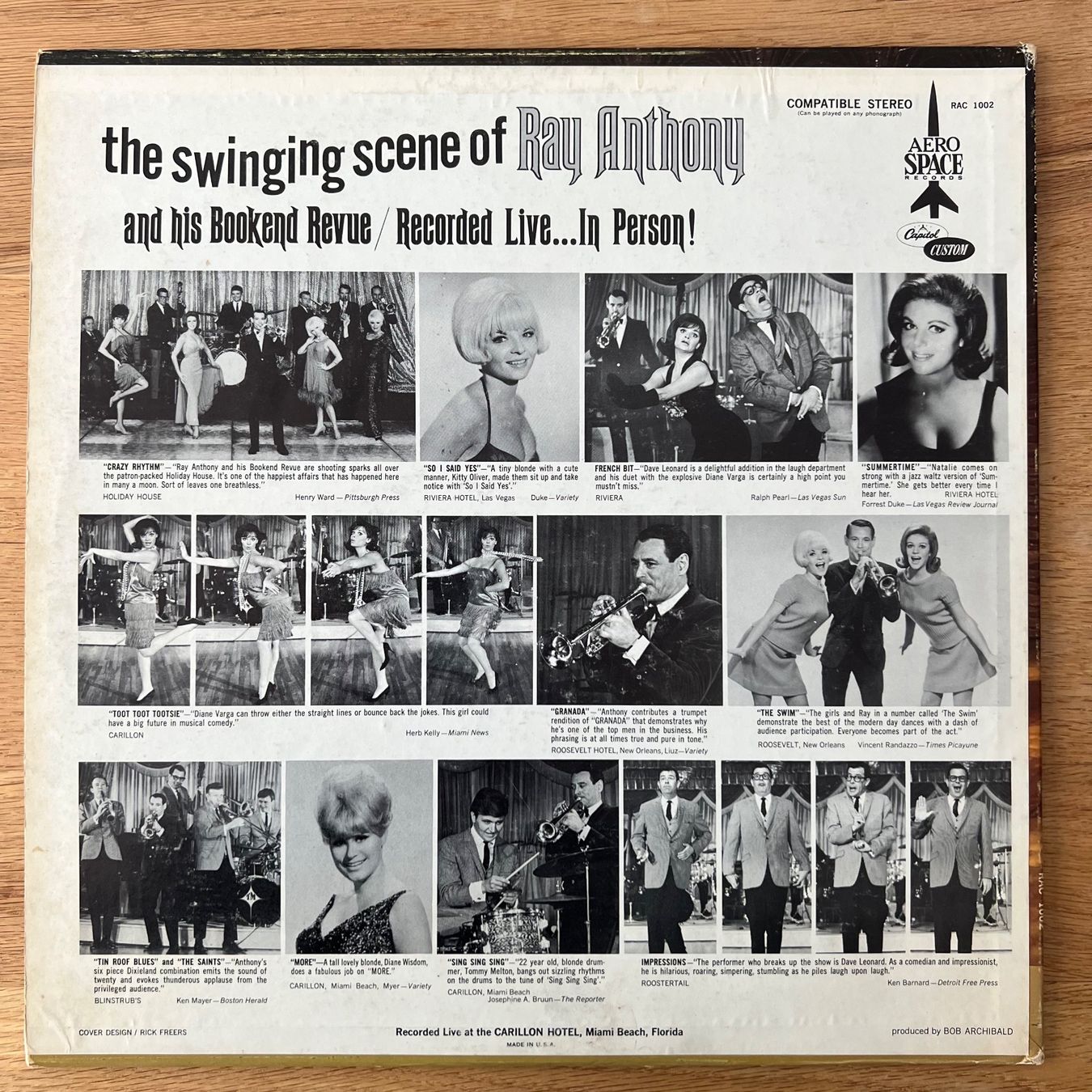 Ray Anthony - The Swinging Scene Of... / 1. US-Press. 1968 (Gebraucht ...