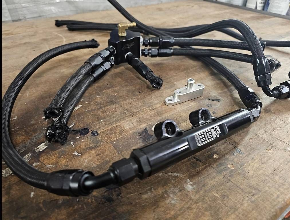 Fuel Rail kit Parallel Bezin zufuhr Subaru Impreza sti (Gebraucht) in ...