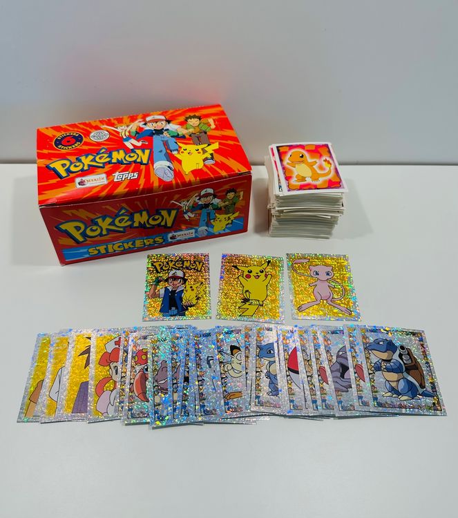 Pokémon Vintage 1999 Merlin Topps 366 Sticker & Box (Gebraucht) in ...