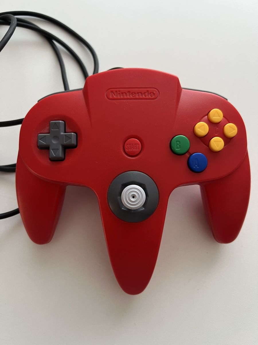 Nintendo 64 N64 Controller Rot - Top Zustand! Retro 🕹️ (Gebraucht) in ...