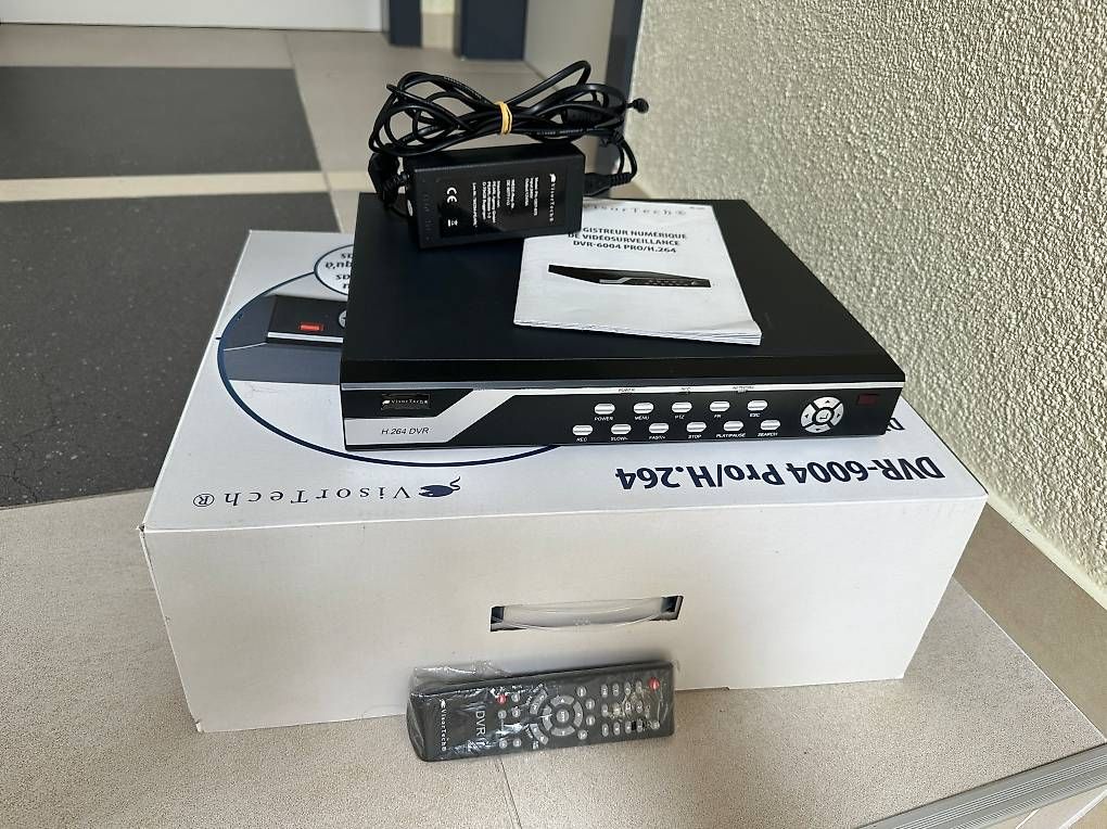 DVR-6004 Pro Überwachungsrecorder _ Fernbedienung + Netzteil (Gebraucht ...