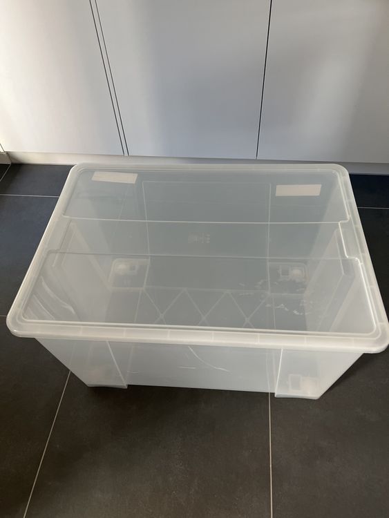 IKEA SAMLA Box mit Rollen, 79x57x43cm/130l (Gebraucht) in für CHF 5 ...