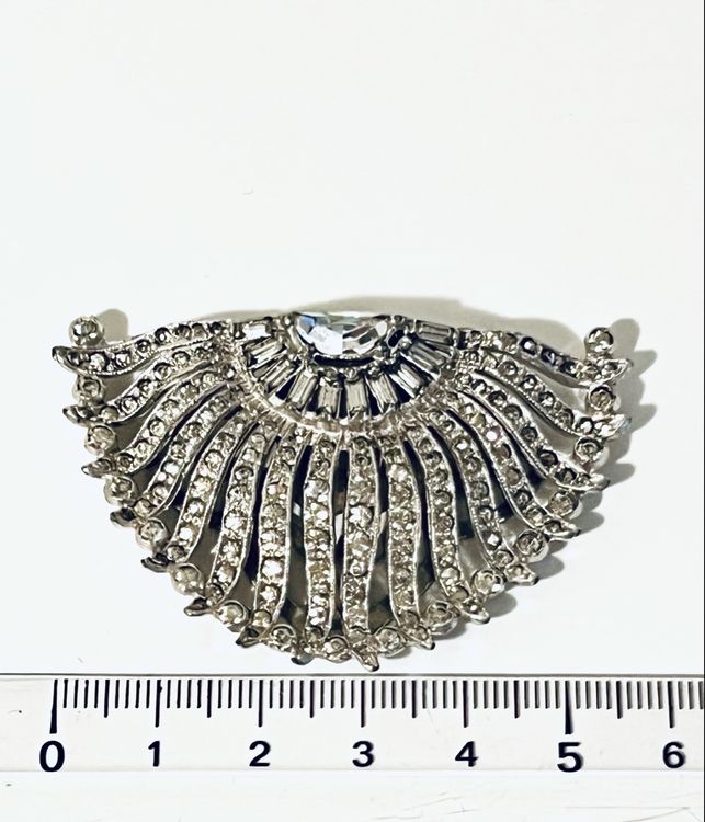 Vintage Art Deco Rhinestone Brooch, Glamorous Style! (Gebraucht) in ...
