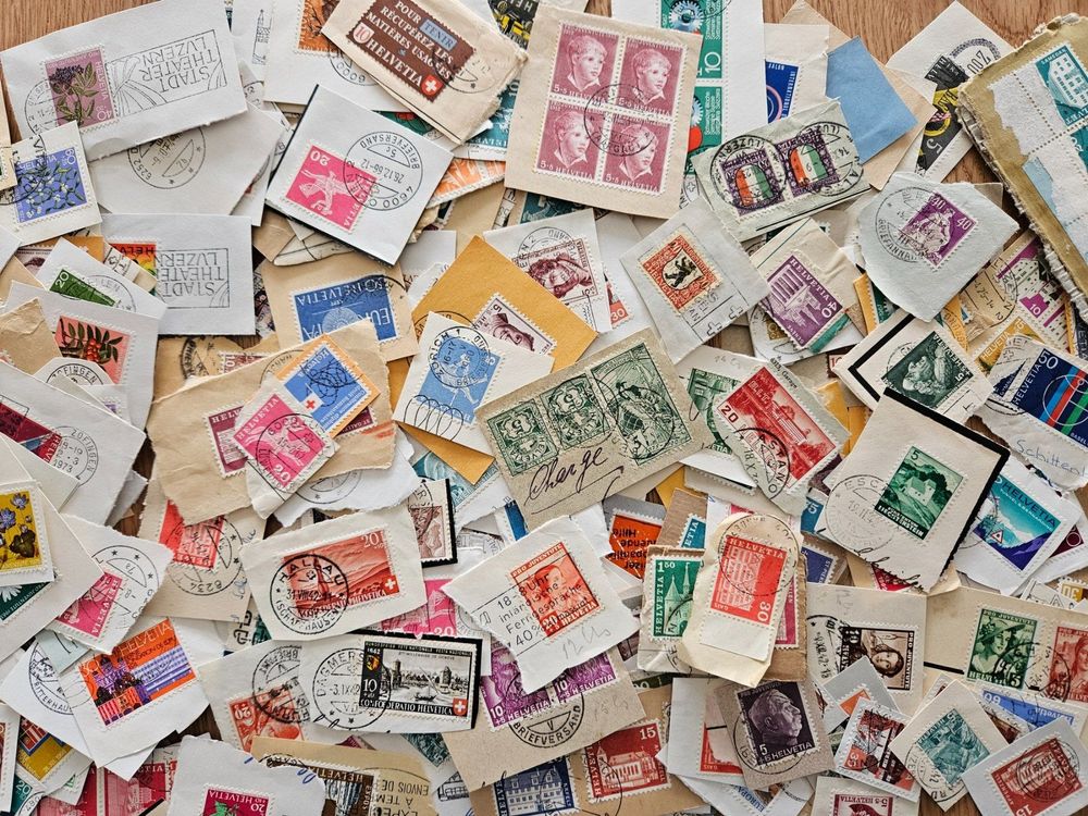 Karton Voll Schweiz auf Papier ca. 800gr von alt bis neu | Kaufen auf ...