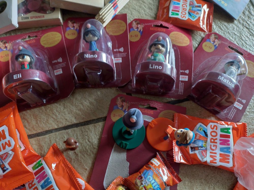 Migros Mania, Figuren, Fidgetspinners, Mikado, miniSPICK... (Gebraucht ...
