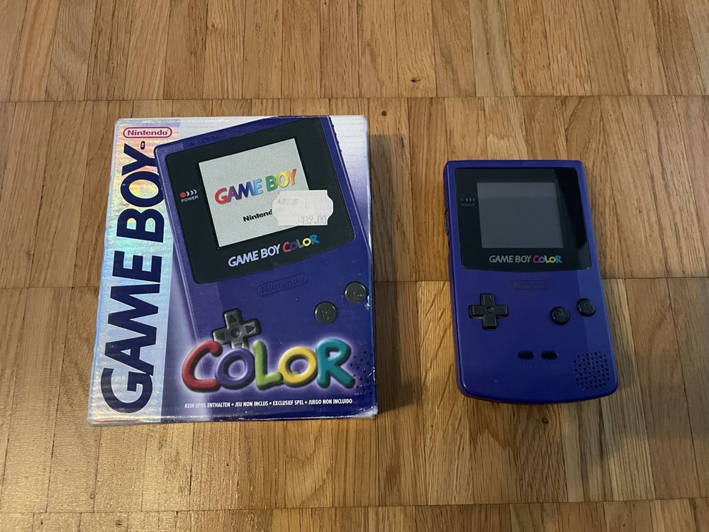 Nintendo Gameboy Color inklusive Originalverpackung Violett | Kaufen ...
