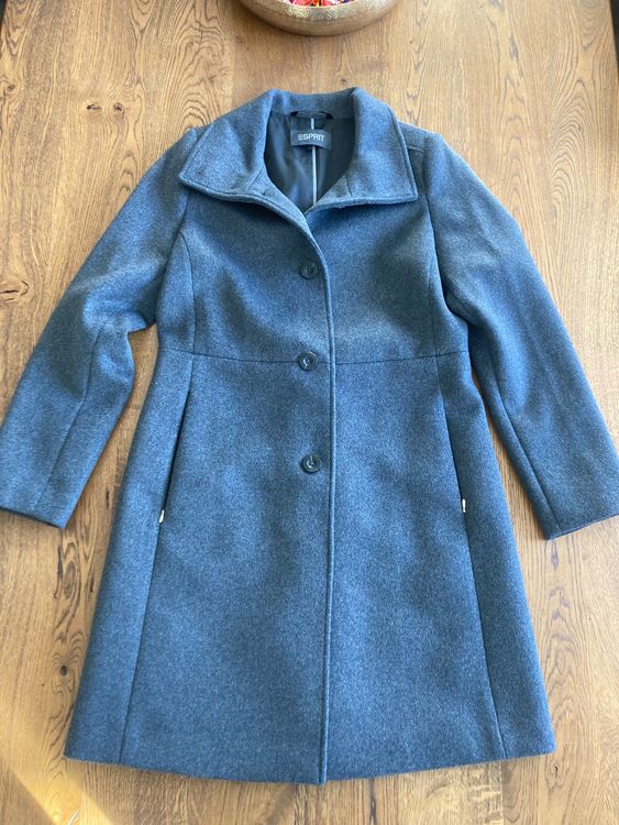 Mantel Woll-Mix mit Stehkragen von Esprit | Kaufen auf Ricardo Mantel Woll-Mix mit Stehkragen von Esprit | Kaufen auf Ricardo