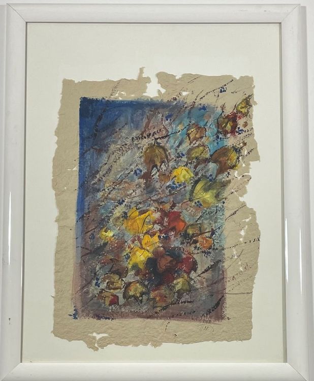 Heidi Lindegger COLLAGE AUF PAPIER SIGNIERT MIT RAHMEN (Gebraucht) in Gersau für CHF 99 – mit ...