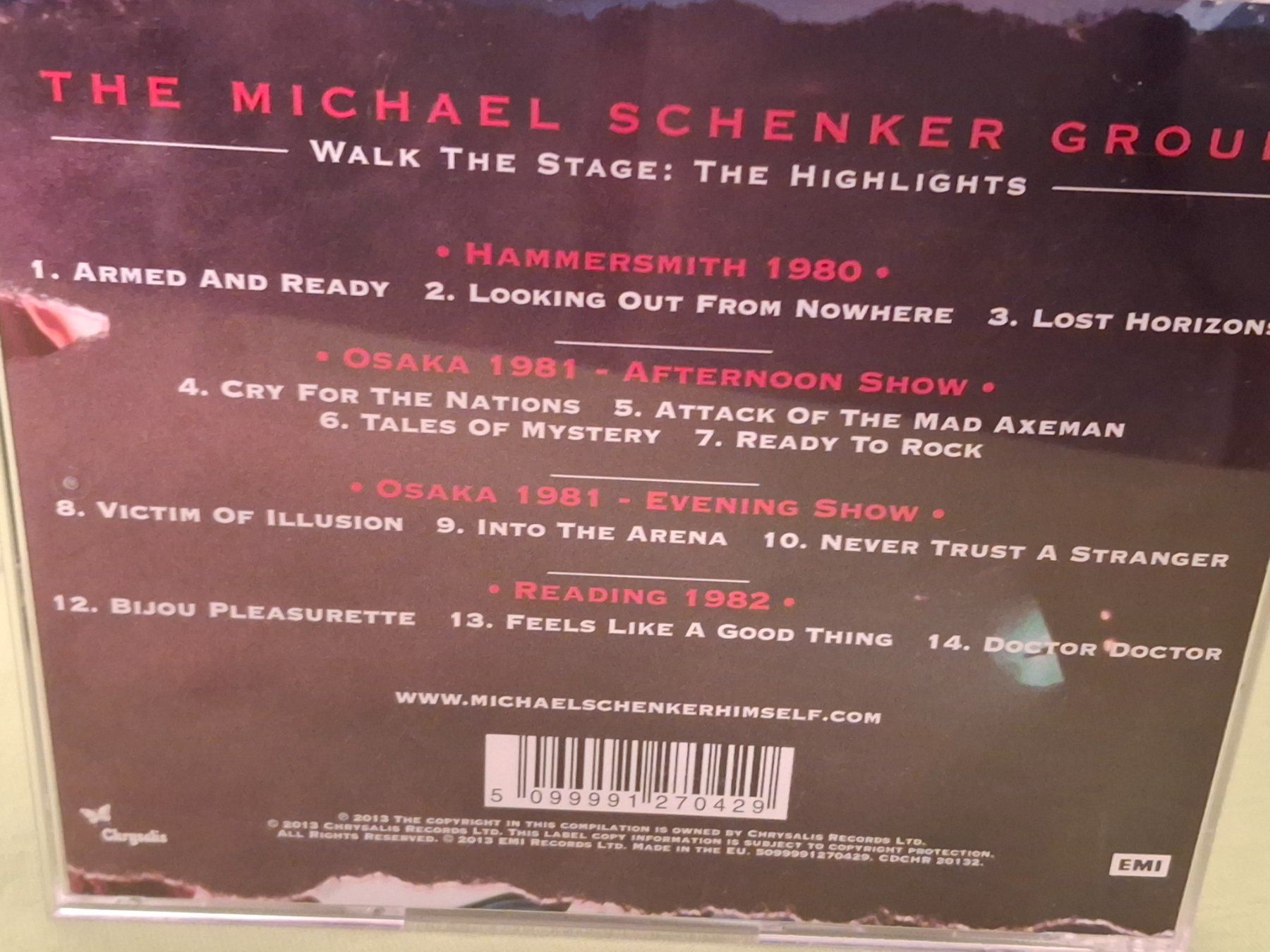 CD Michael Schenker Group (MSG ) - Walk the Stage - (Gebraucht) in ...