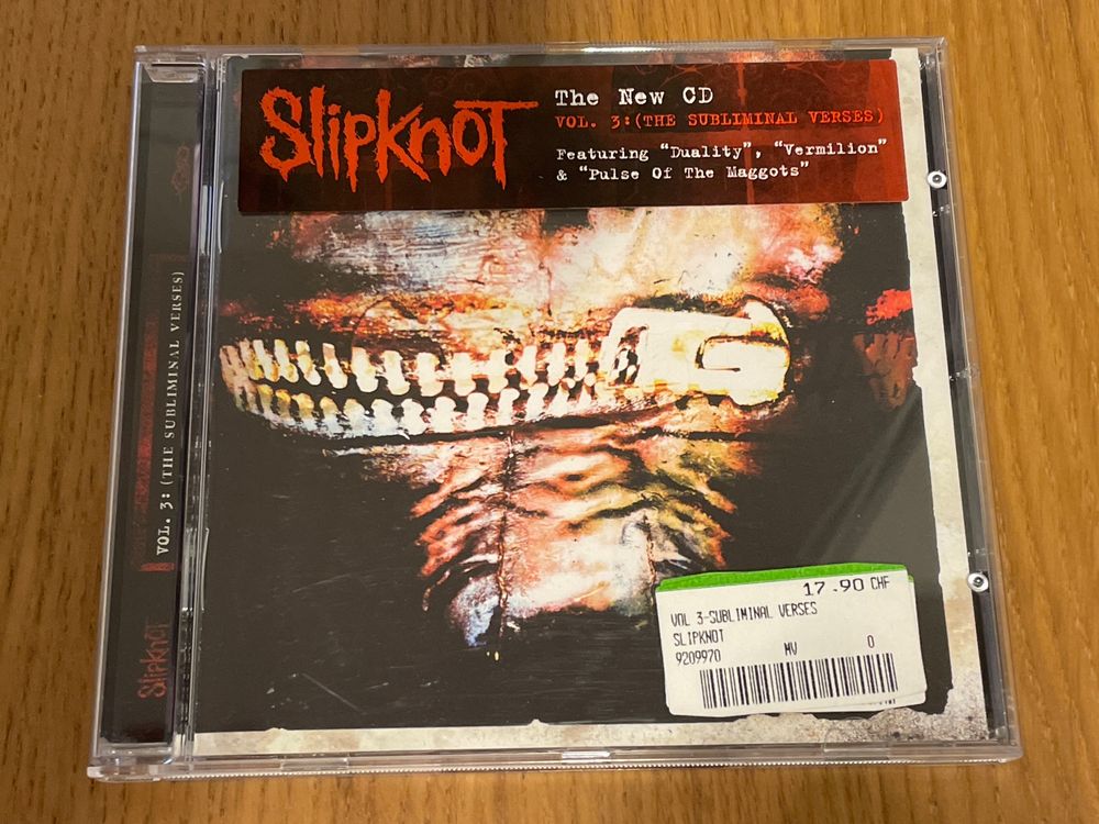 Slipknot Vol 3-Subliminal Verses CD | Kaufen auf Ricardo