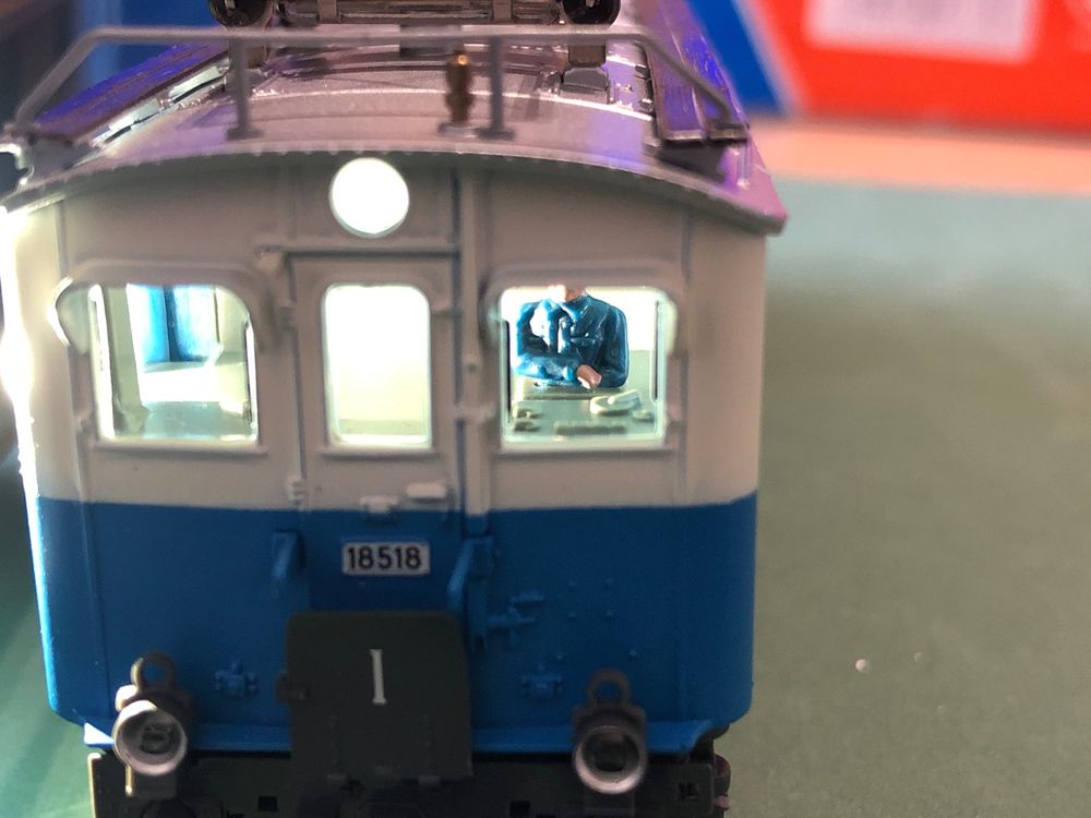 Roco 43631 SBB Fe 4/4 18518 blau/weiss ESU LokPilot LED Bel. (Neu ...