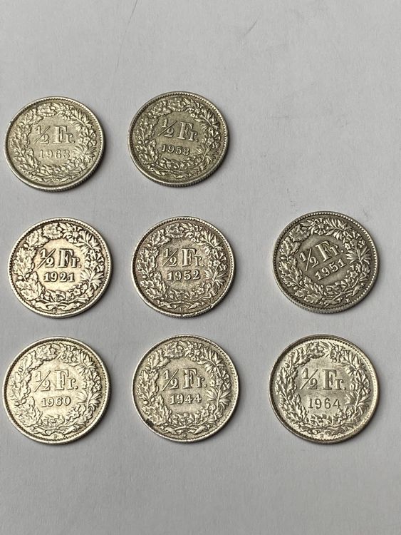 8x 0.50 ARGENT (D'occasion) à Payerne pour CHF 33 – avec livraison ...