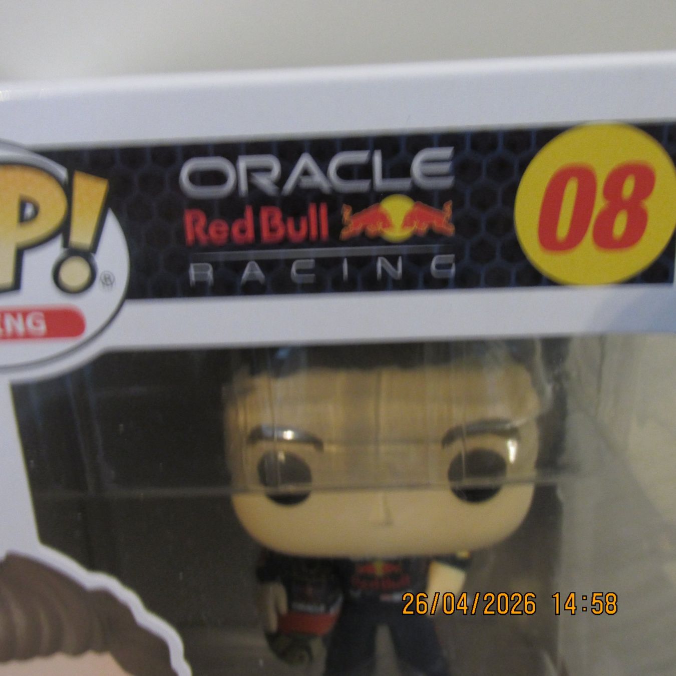 Funko Pop! Max Verstappen Oracle Red Bull Racing Nr. 08 neu (Neu ...