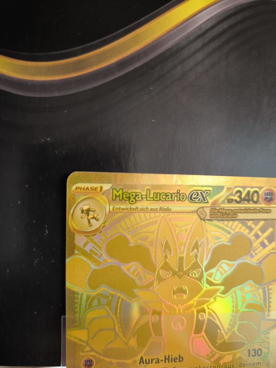 Pokemon Mega Lucario EX 188 Gold Card DE (Neu (gemäss Beschreibung)) in ...